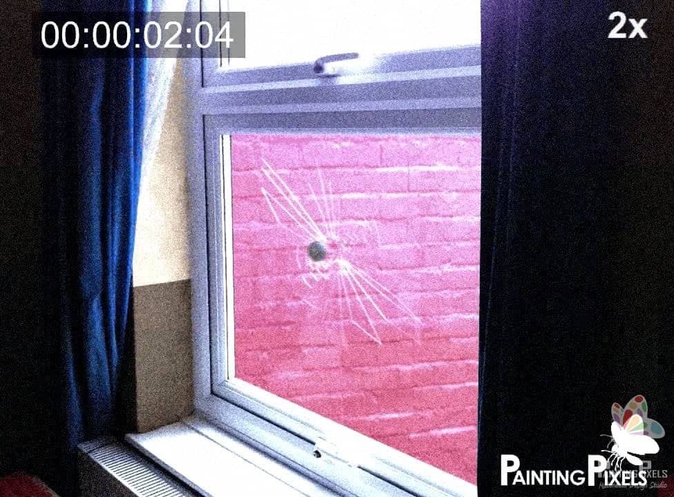 Golf Ball Through Window VFX - In-house Fun