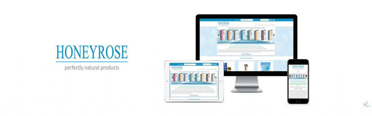Honeyrose E-commerce, Responsive Website by Painting Pixels