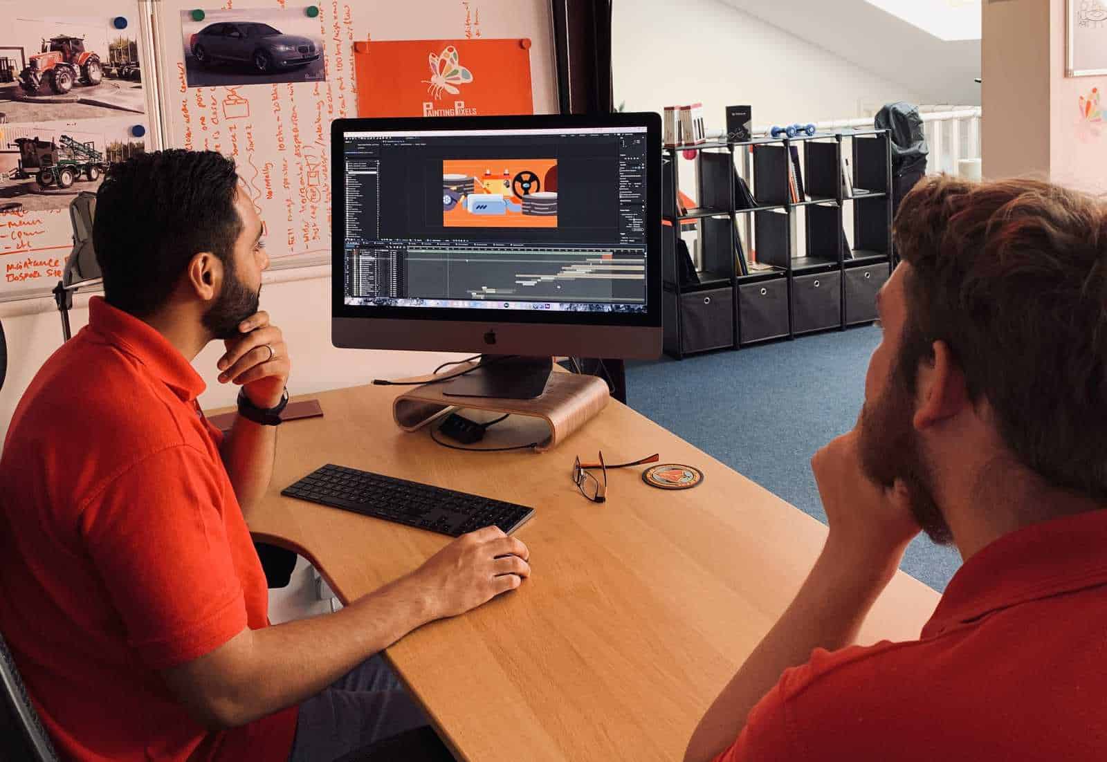 2D Animated Production Review Of New Video At Ipswich Studio