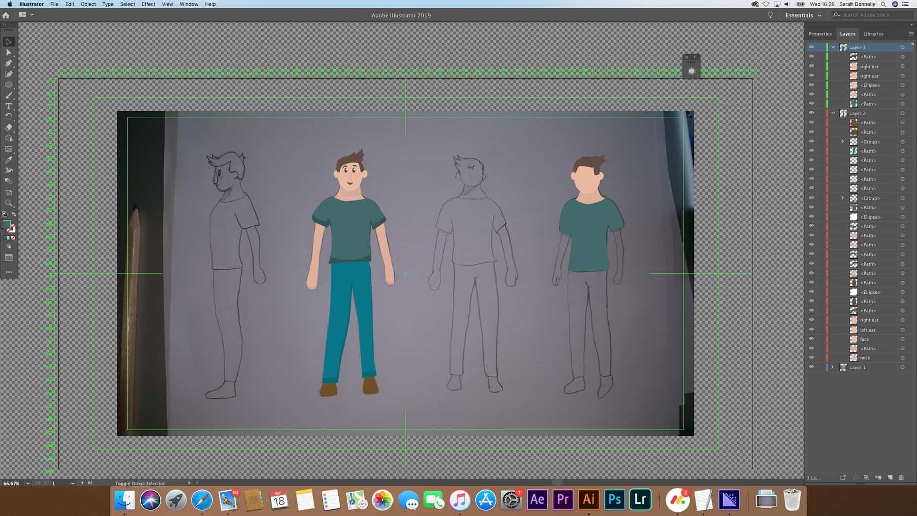 Artist working on new character animation graphics - Ipswich