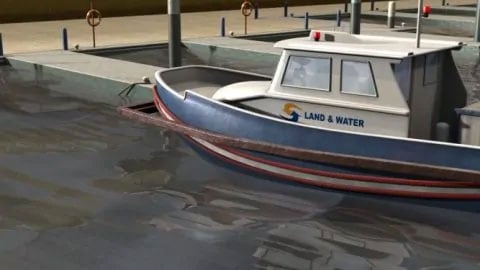 3D Dredging Animation for Land & Water